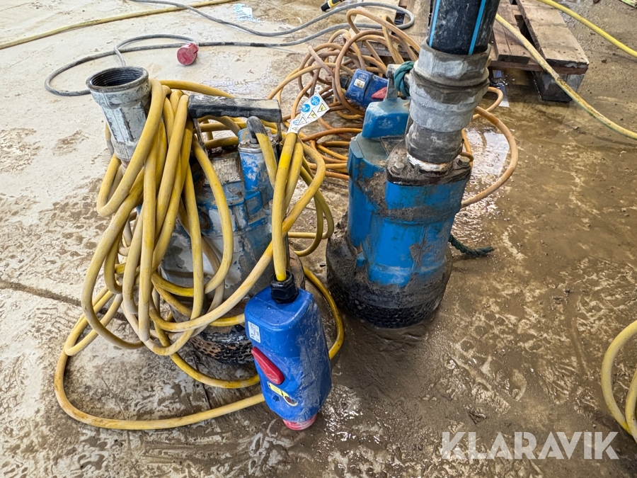 Dränkbara pumpar 2st Tsurumi Ktv2-22, Staffanstorp, Klaravik