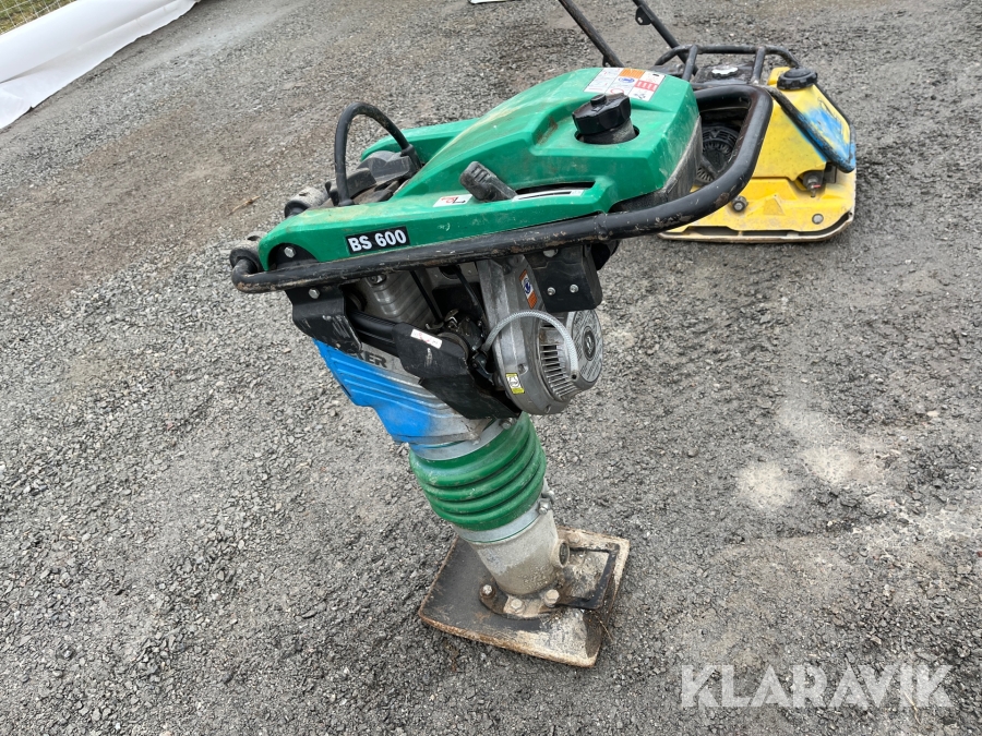 Vibbrostamp Wacker BS600, Ekerö, Klaravik auktioner