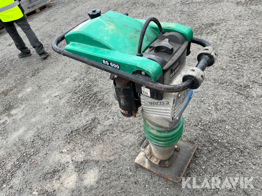 Vibbrostamp Wacker BS600, Ekerö, Klaravik auktioner