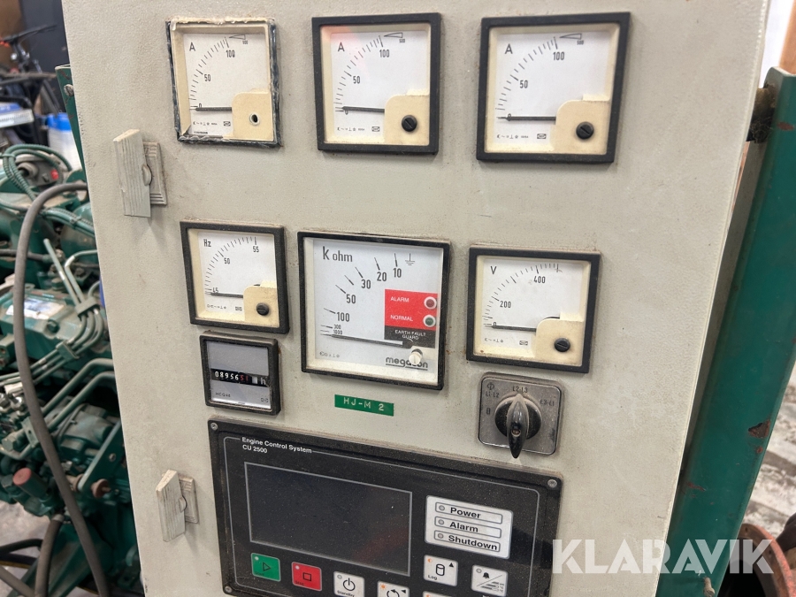 Motor med generator Valmet / Sisu 320 DSMG, Heby, Klaravik