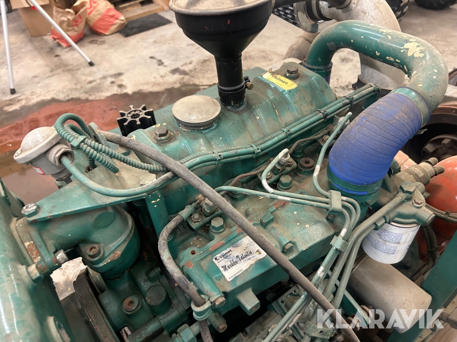 Motor med generator Valmet / Sisu 320 DSMG, Heby, Klaravik