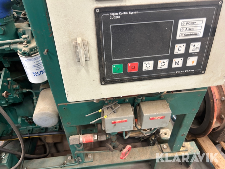 Motor med generator Valmet / Sisu 320 DSMG, Heby, Klaravik