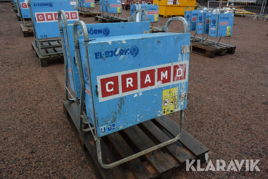 Klaravik Auktioner | Undercentral två styck Elbjörn U 63