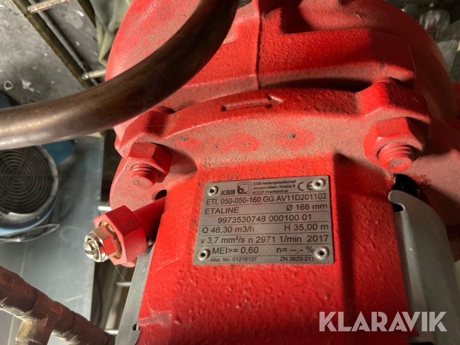 Vattenpump Ksb motors