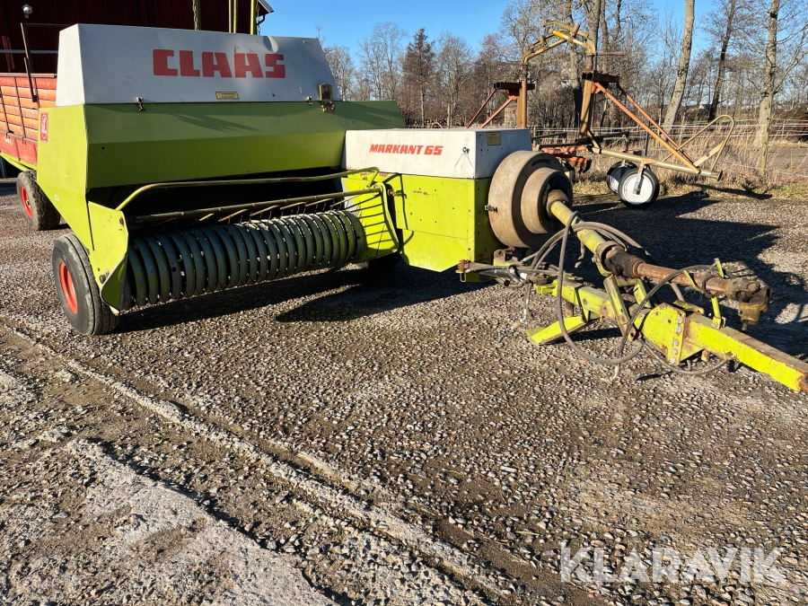 Hårdpress Claas Markant 65, Laholm, Klaravik auktioner