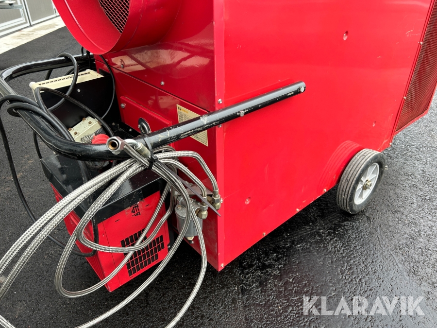 Dieselvärmare/värmluftspanna Unotec Helios150C, Ängelholm, K