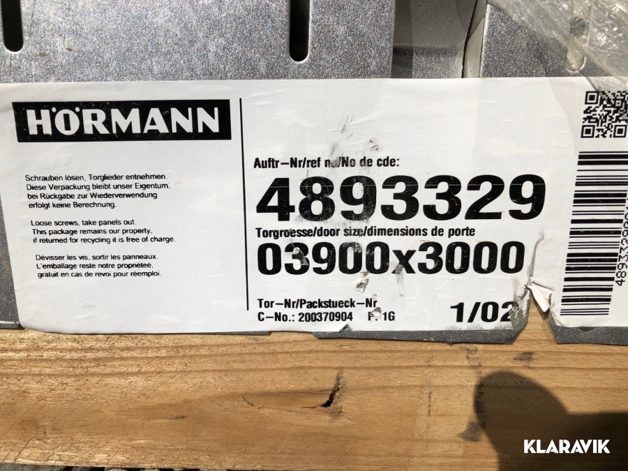 Industriport Hörmann SPU 42