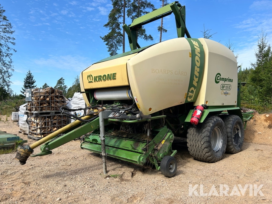 Rundbalspress Krone Comprima CF 155 XC, Mark, Klaravik aukti