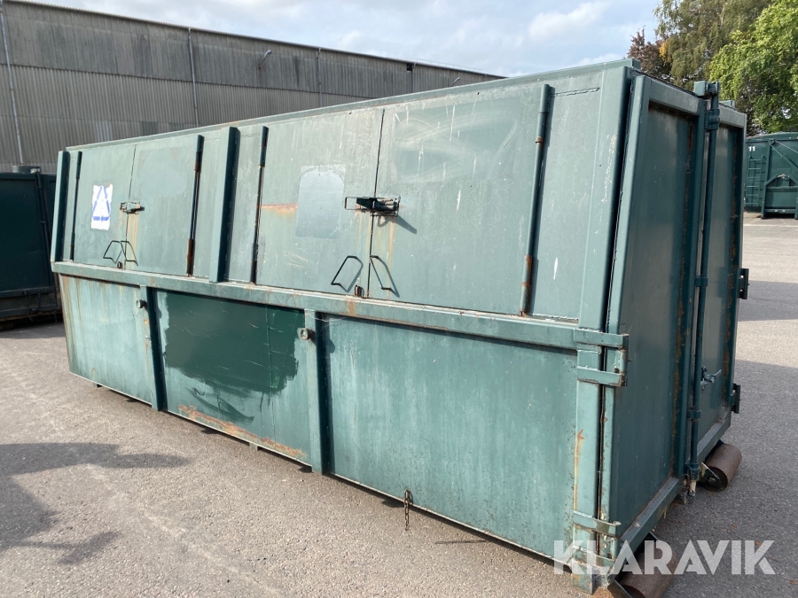 Klaravik Auktioner | Liten lastväxlare Container 14 Kubik