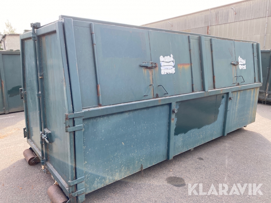 Klaravik Auktioner | Liten lastväxlare Container 14 Kubik