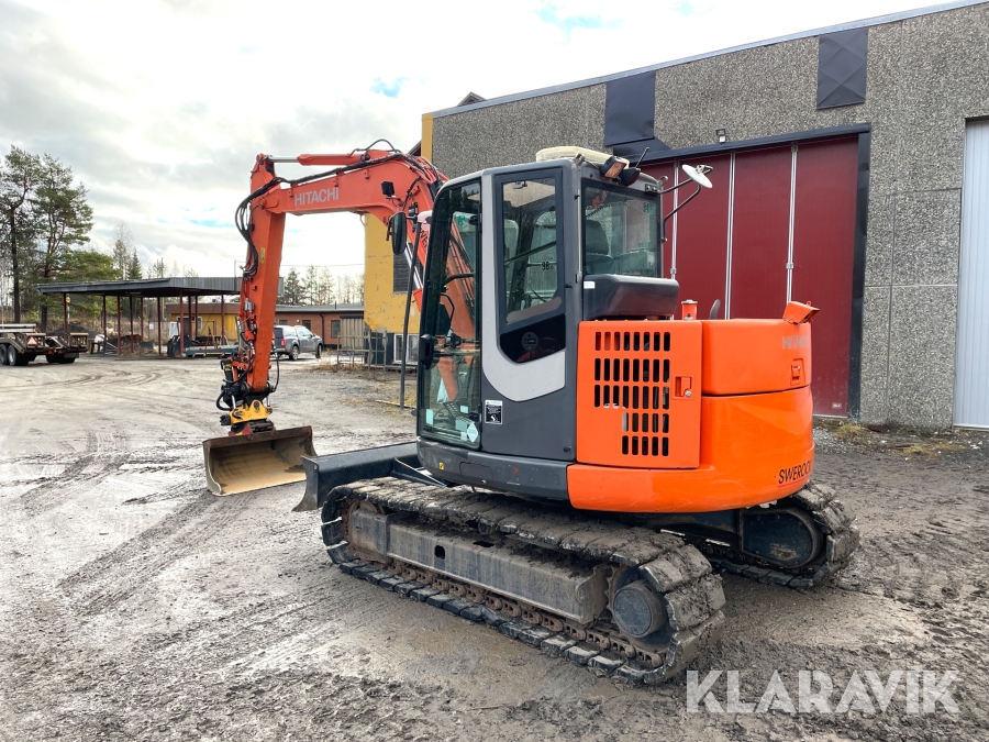 Bandgrävare Hitachi Zaxis 85 USBLC C-3, Strömsund, Klaravik