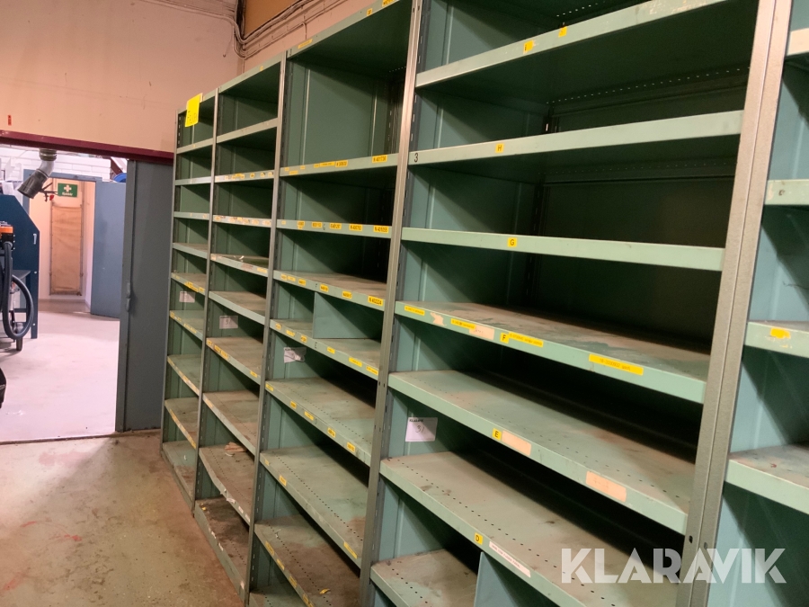 Lagerhyllor, Umeå, Klaravik auktioner