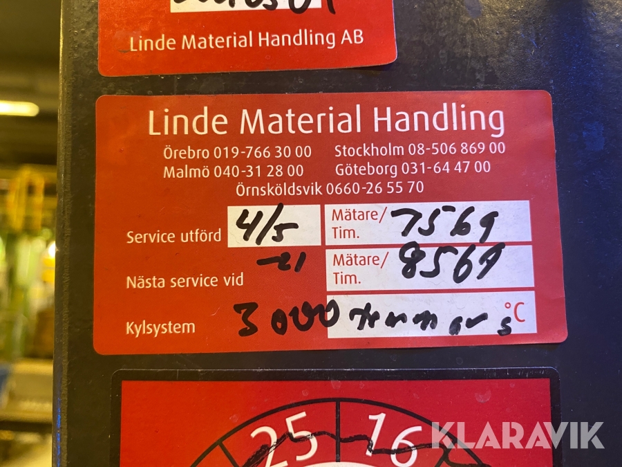 Truck Linde E30/600, Sandviken, Klaravik auktioner