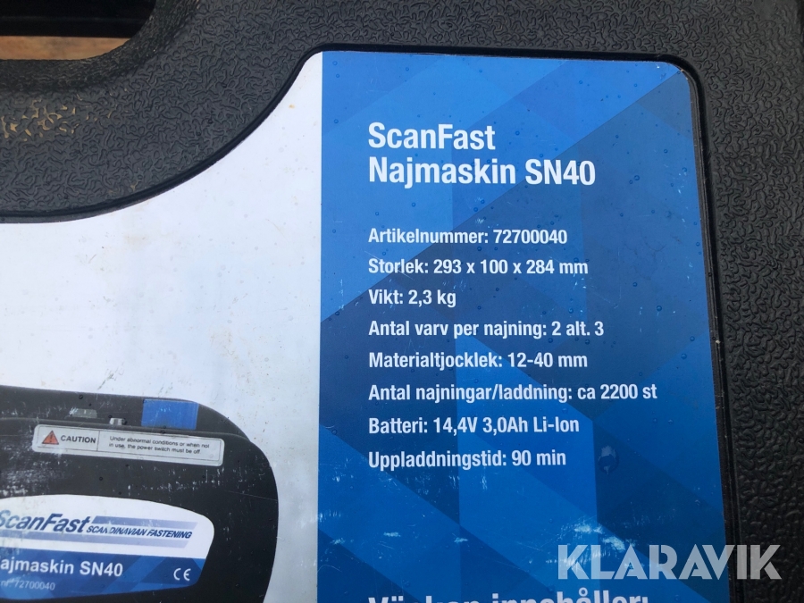 Najmaskin Scanfast SN40