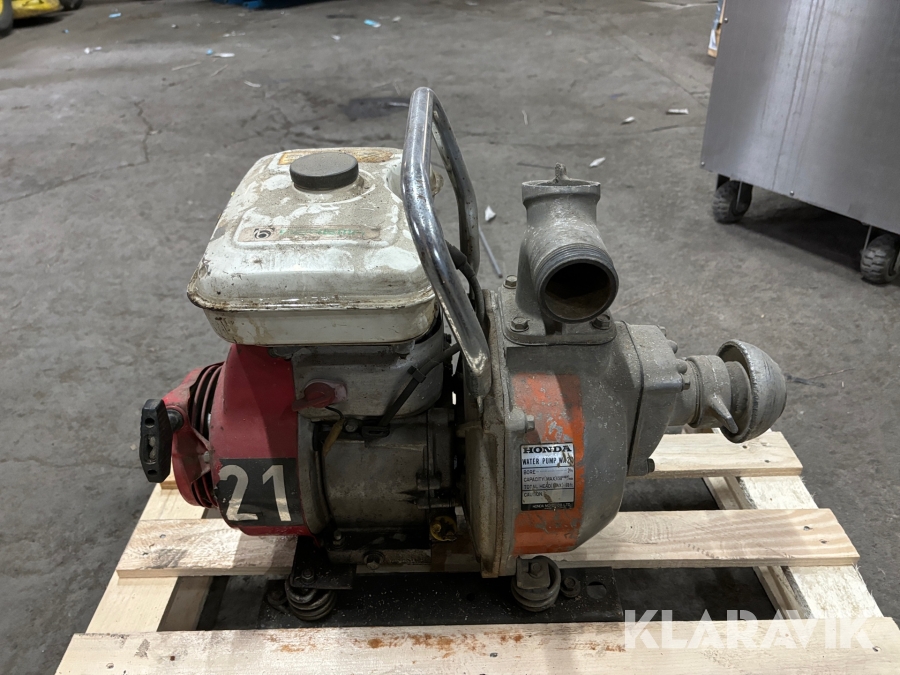 Vattenpump bensindriven Honda G150, Nybro, Klaravik auktione