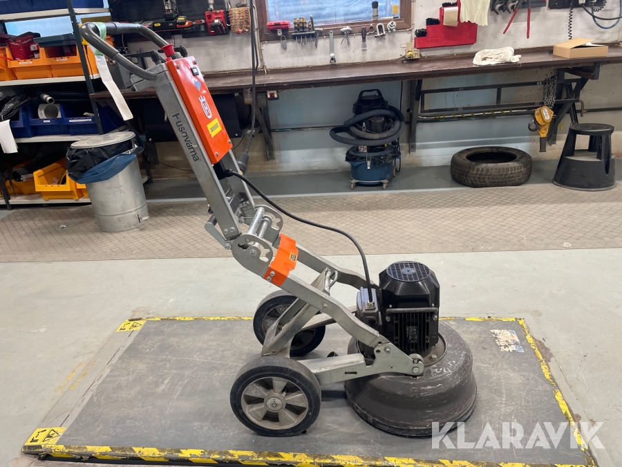 Golvslip betong EL Husqvarna PG450, Svalöv, Klaravik auktion