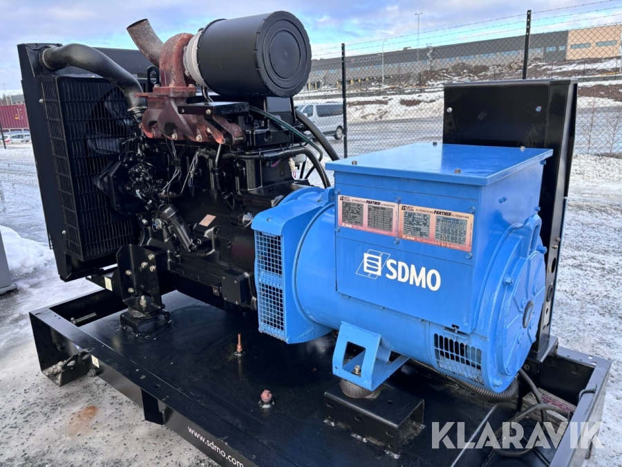 Generator SDMO JS80K, Enköping, Klaravik auktioner