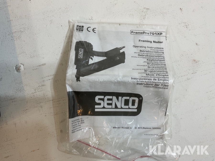 Tryckluftsdriven Spikpistol Senco Framepro 701 XP, Jönköping