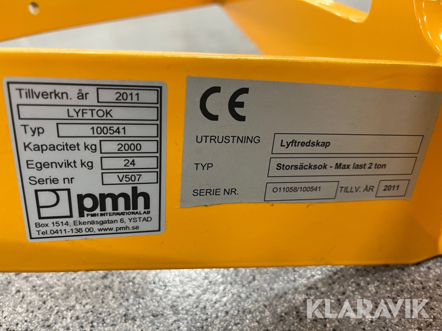 Lyftok PMH, Eslöv, Klaravik auktioner