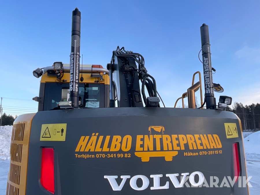 Grävmaskin Volvo ECR235CL, Bollnäs, Klaravik auktioner