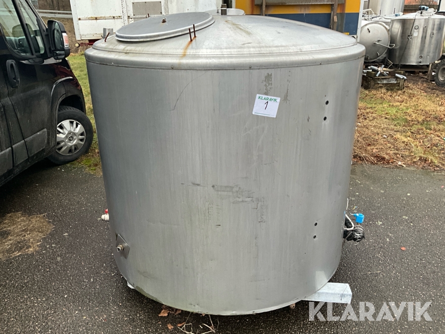 Rostfri kyltank Wedholms DF823 AD, Tomelilla, Klaravik aukti