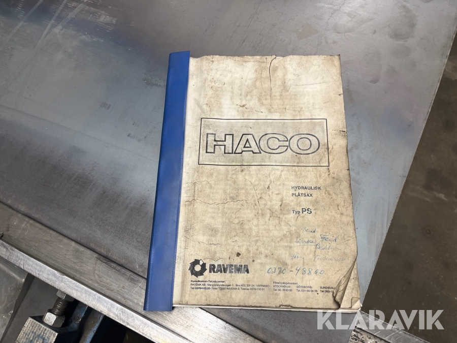 Gradsax Haco TS 306, Tingsryd, Klaravik