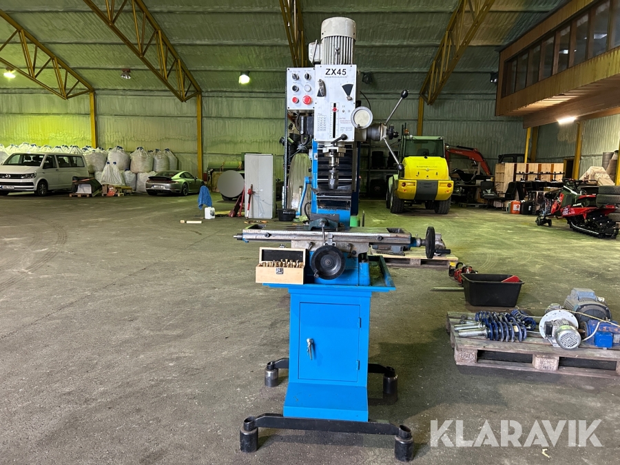 Borr & fräsmaskin Hawk ZX45, Härnösand, Klaravik auktioner