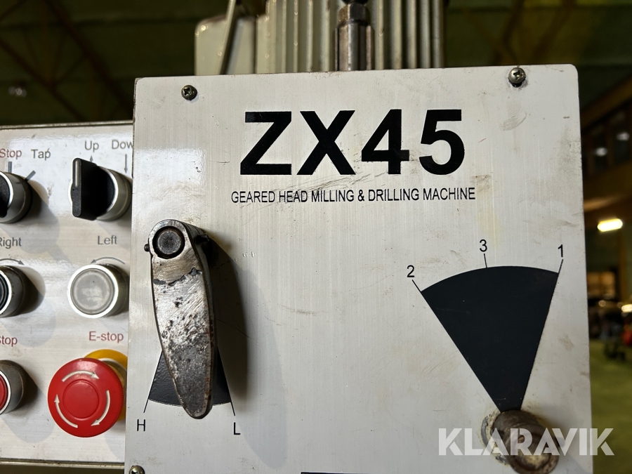 Borr & fräsmaskin Hawk ZX45, Härnösand, Klaravik auktioner