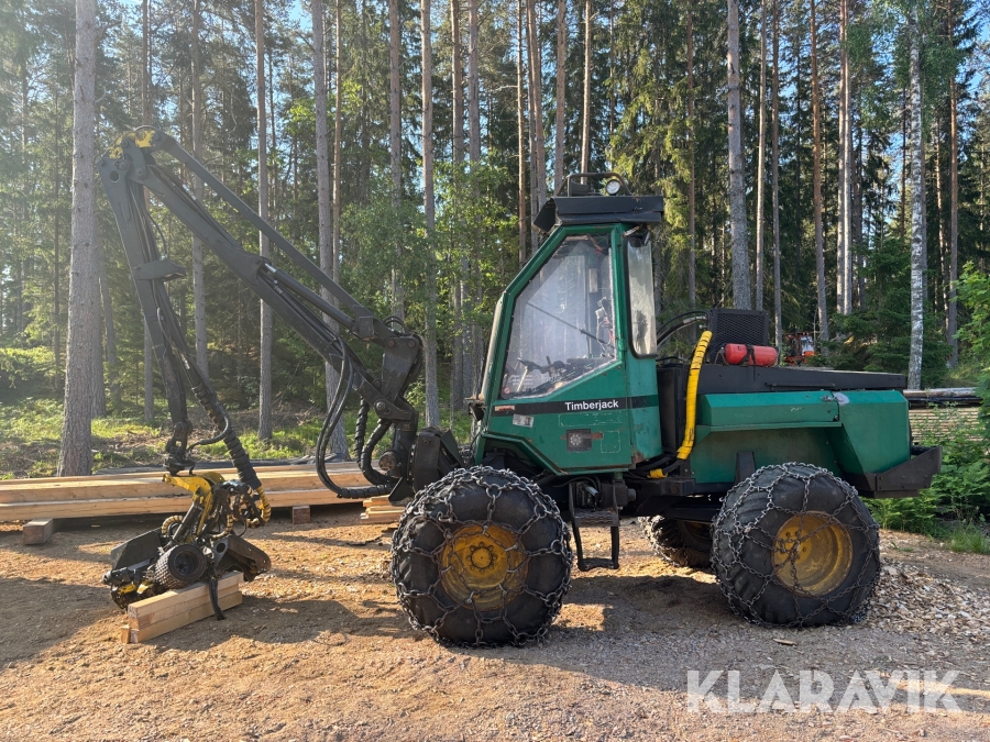 Skördare Timberjack 570 Lillebror, Vimmerby, Klaravik auktio