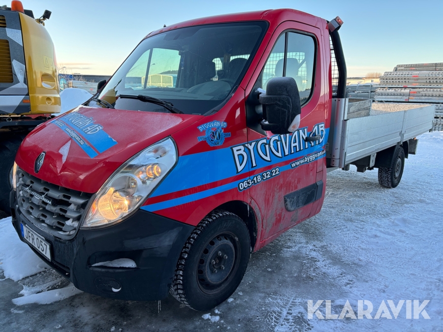 Flakbil Renault Master, Östersund, Klaravik auktioner