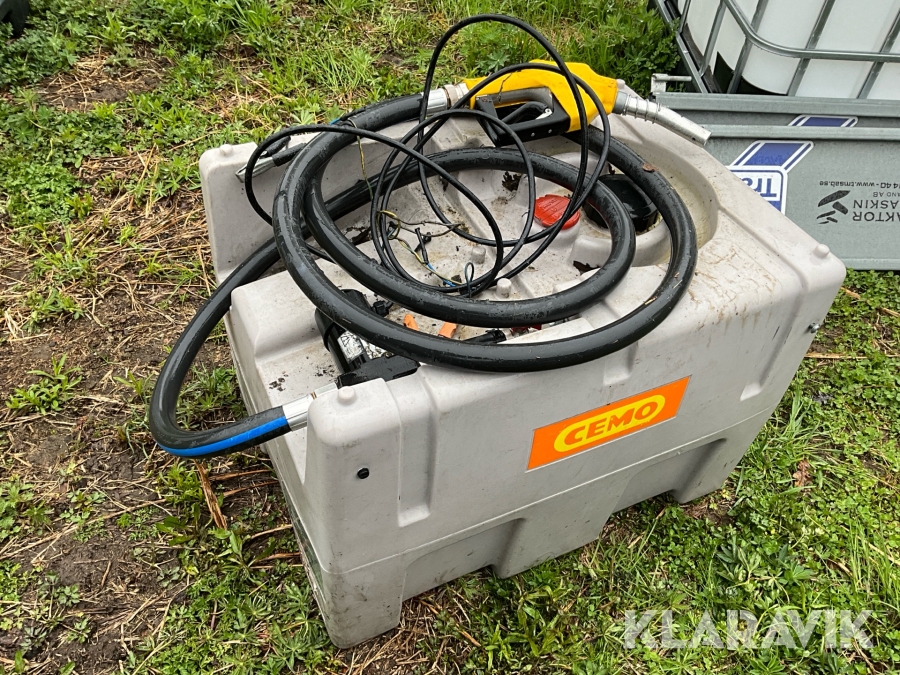 Mobil dieseltank Cemo 200l, Strängnäs, Klaravik auktioner