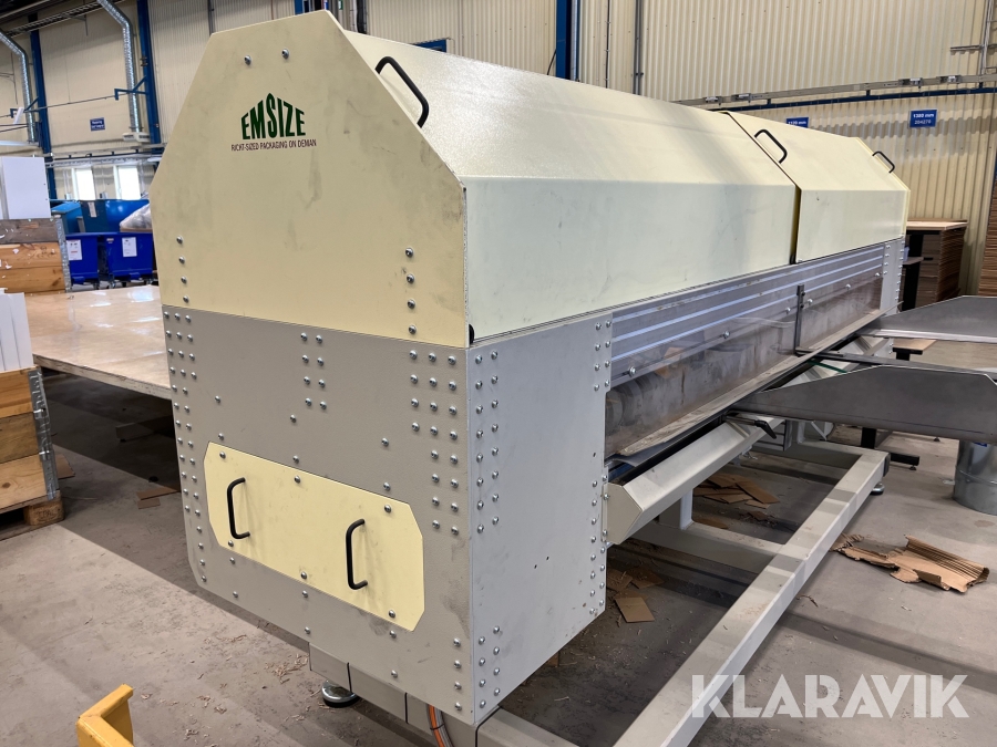 Kartongmaskin Emsize Ema 25, Skinnskatteberg, Klaravik aukti