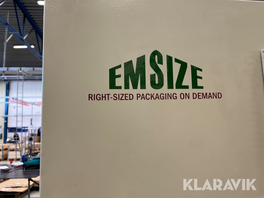 Kartongmaskin Emsize Ema 25, Skinnskatteberg, Klaravik aukti