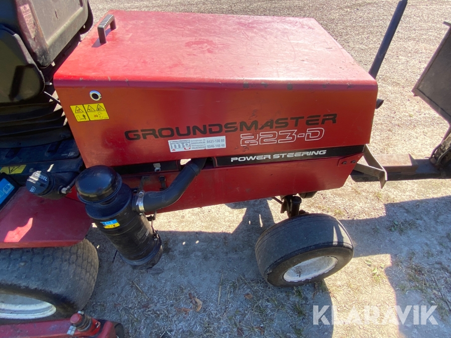 Åkgräsklippare Toro Groundmaster 223-D, Helsingborg, Klara