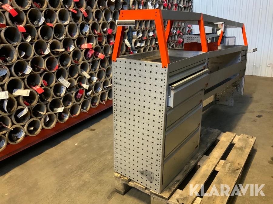 Verktygsinredning för skåpbil Work system, Skövde, Klaravik