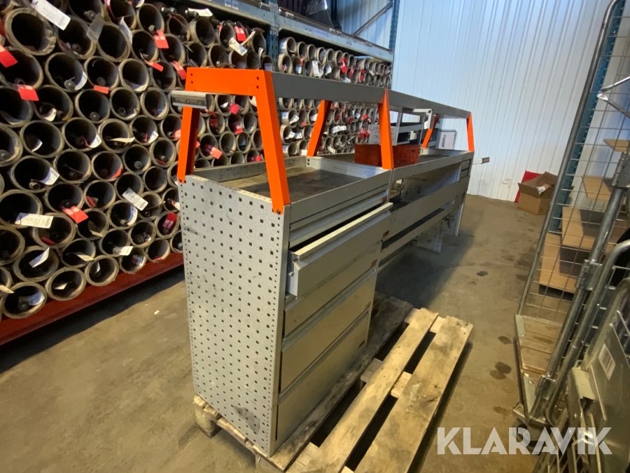 Verktygsinredning för skåpbil Work system, Skövde, Klaravik