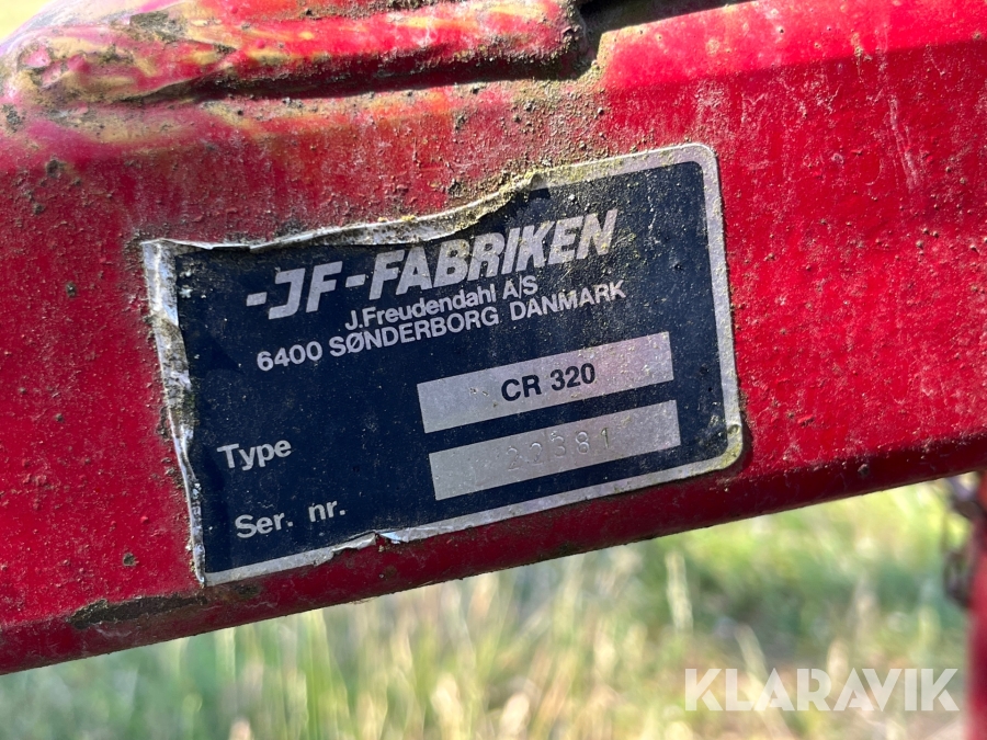Hövändare JF-Fabriken CR 320, Norrtälje, Klaravik auktioner