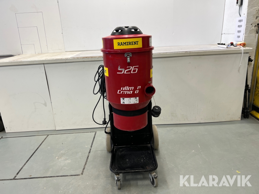 Stoftavskiljare Pullman Ermator S26, Svalöv, Klaravik auktio