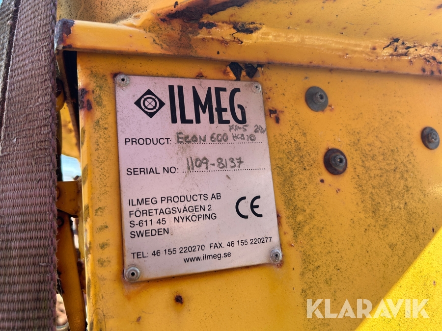 Dammuppsamlare Ilmeg Egon 600, Kungälv, Klaravik auktioner