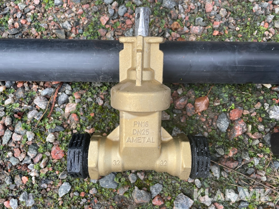 Teleskopgarnityr, Servisventil och Ventilbeteckning Esco S-