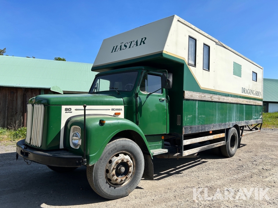 Veteranlastbil Scania Vabis 80 Super, Göteborg, Klaravik auk