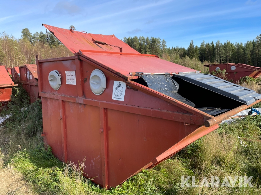 Avfallscontainer, Ludvika, Klaravik auktioner