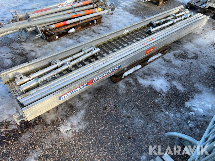 Gångbro/Aluminiumplattform Instant Spandeck 3,60m, Falköping