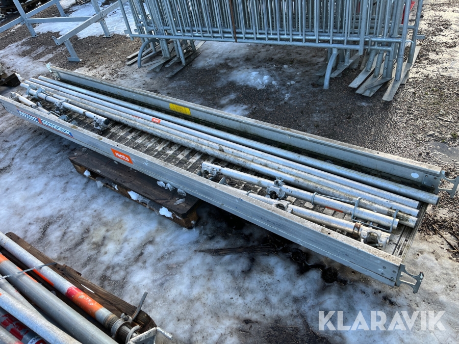 Gångbro/Aluminiumplattform Instant Spandeck 3,60m, Falköping
