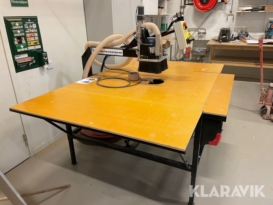 Fräsbord / kittborttagningsmaskin Leif Arvidsson, Göteborg,