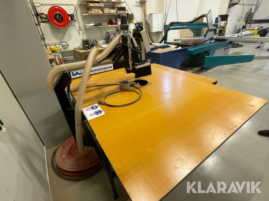 Fräsbord / kittborttagningsmaskin Leif Arvidsson, Göteborg,