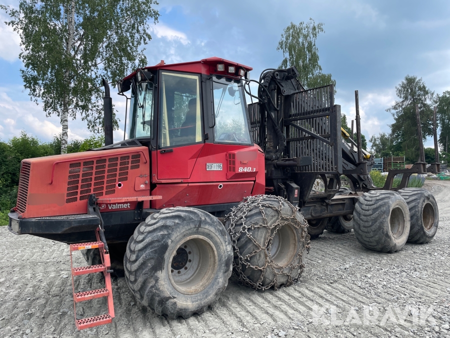 Skotare Valmet 840.3, Uppsala, Klaravik auktioner