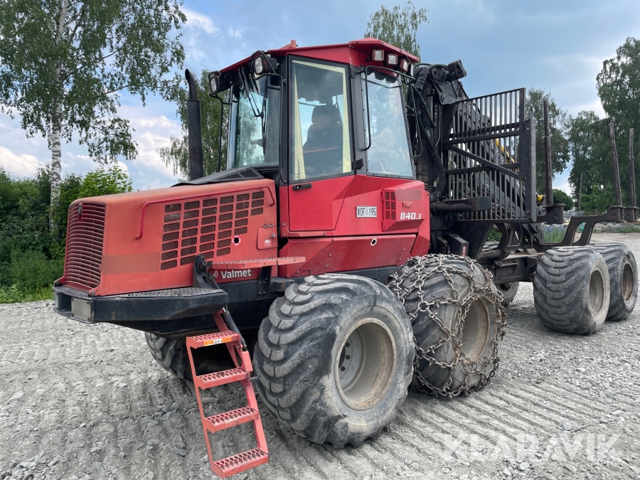 Skotare Valmet 840.3, Uppsala, Klaravik auktioner
