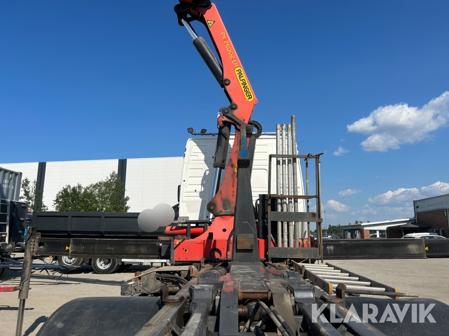 Kranbil med lastväxlare Volvo FH 6x2, Vänersborg, Klaravik a
