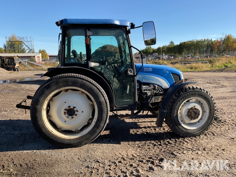 Traktor New Holland TN75SA 4WD, Hudiksvall, Klaravik auktion